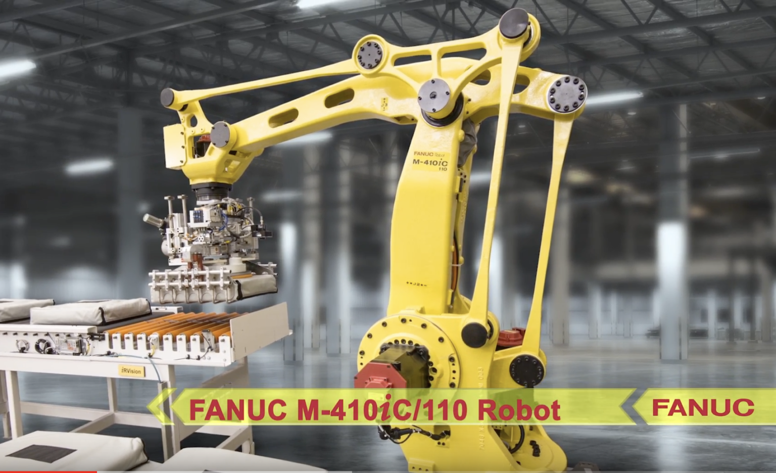 4 Axis Fanuc M410 Robotic Palletizer OR 6 Axis Fanuc R2000iC for ...